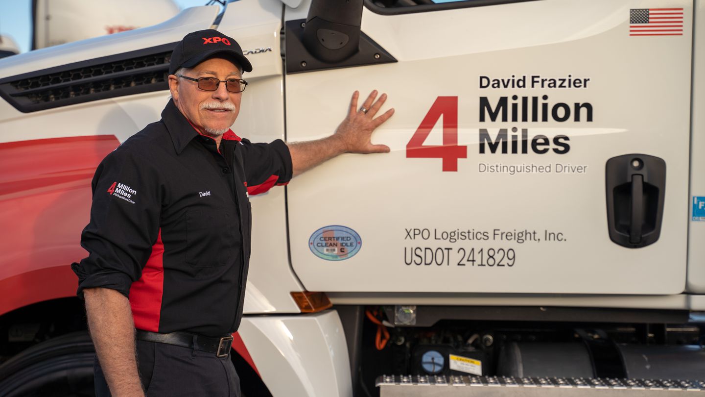 XPO Honors David Frazier as First Driver in Company History to Achieve ...