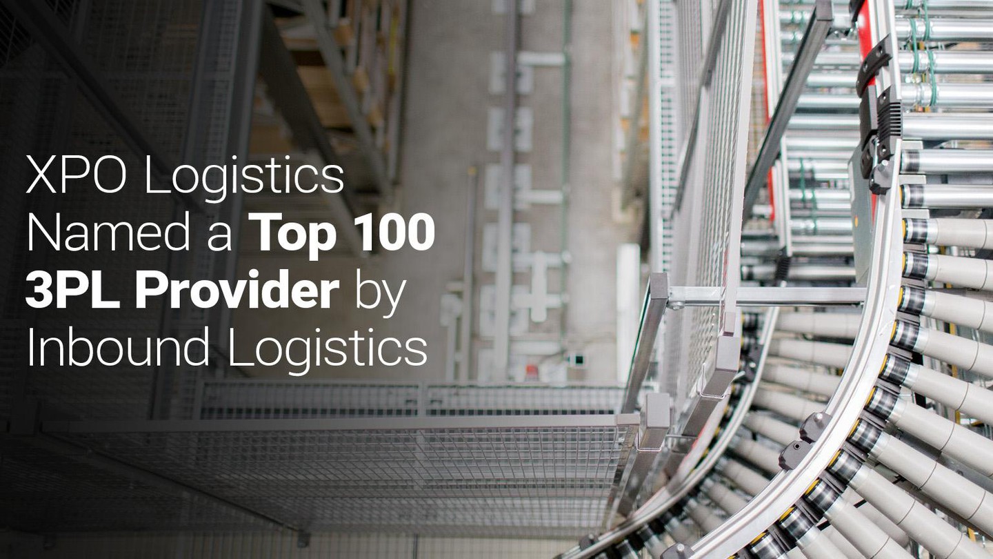 XPO Logistics Named a Top 100 3PL Provider by Inbound Logistics